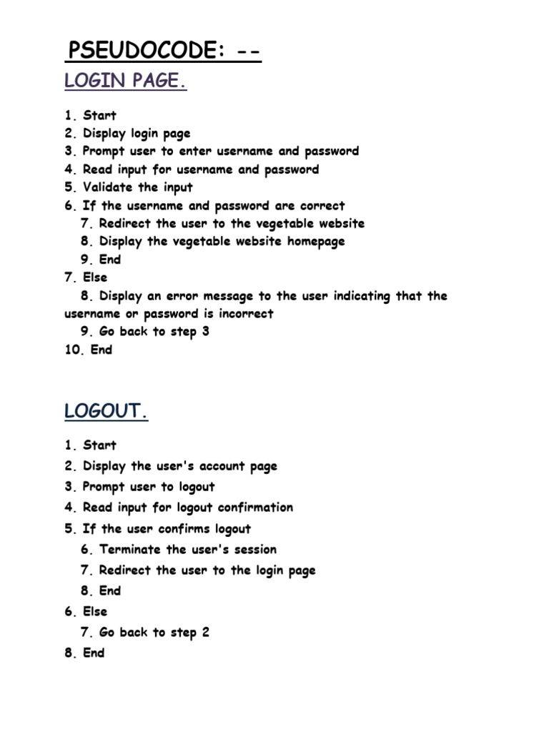 Pseudo Code | PDF | Career & Growth | Business