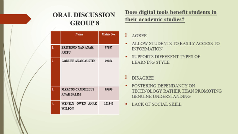 Oral Discussion | PDF