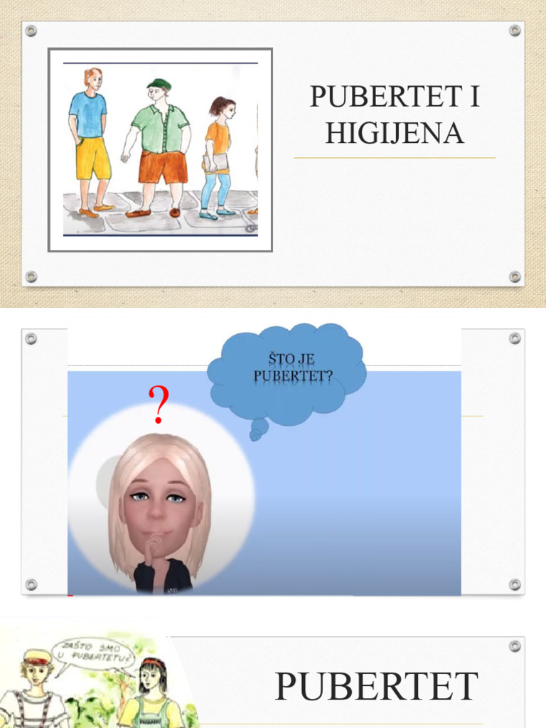 Pubertet I Higijena | PDF