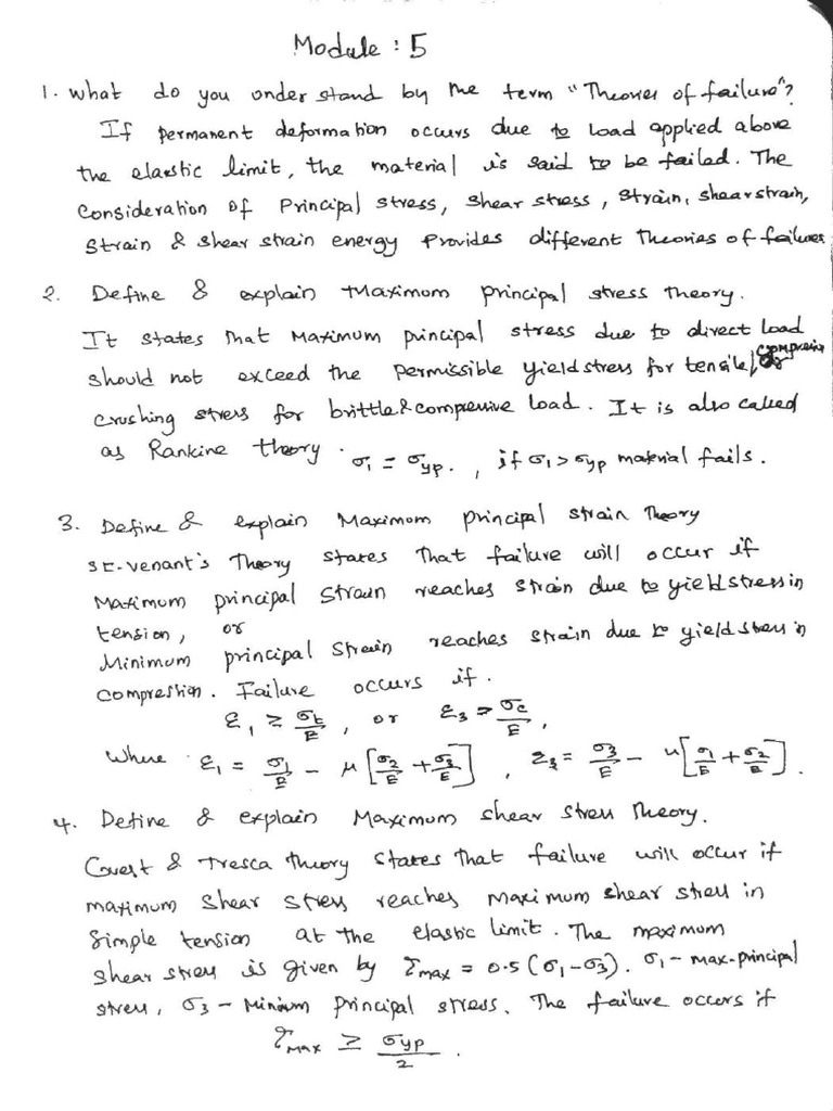 MOS Expected and University Three Mark Question and Answers | PDF