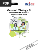 LESSON 1 Recombinant DNA Gen Bio 2 PPT 1 S.Y. 2020 2021 Min | PDF ...