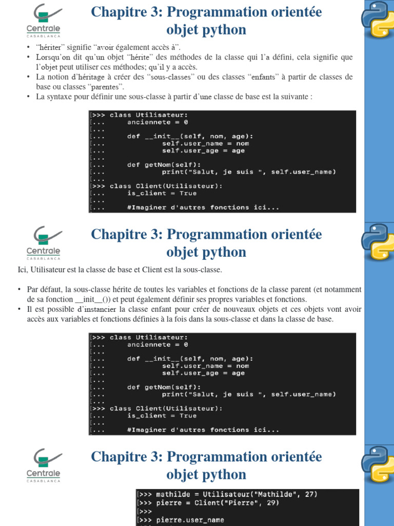 Cours POO CH3 Suite | PDF