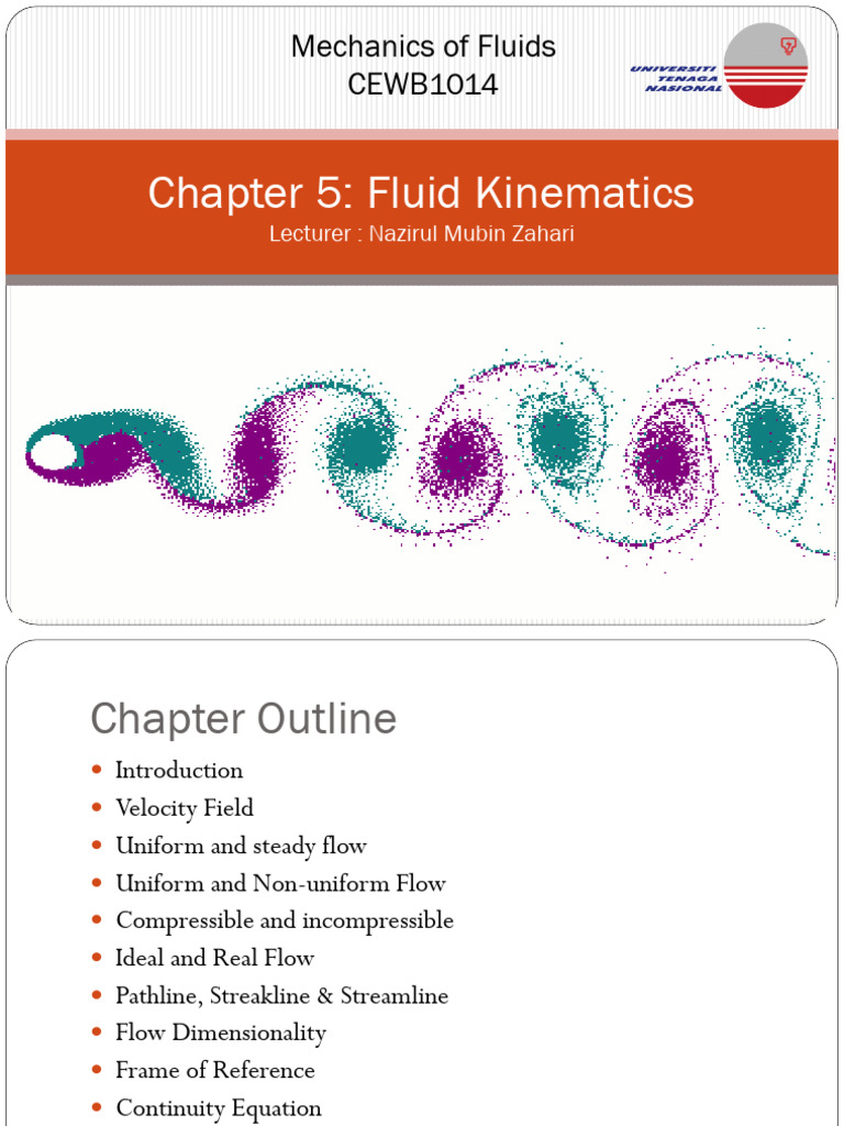 Chapter 5- Fluid Kinematics (2) | PDF