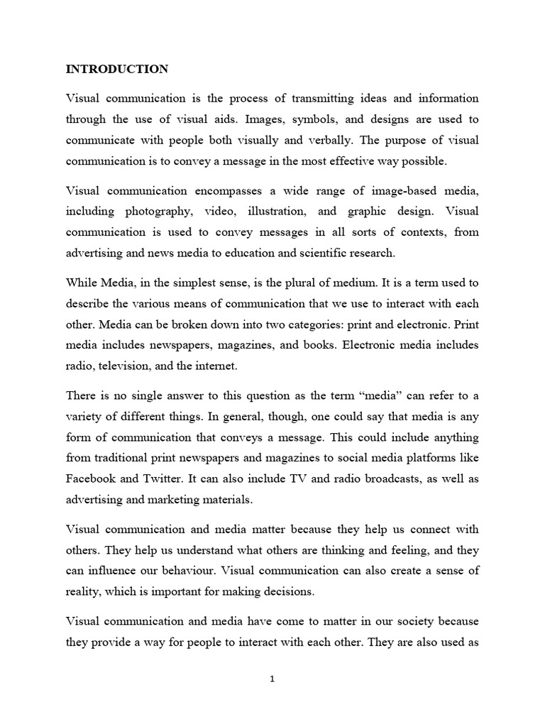 Power of Visual and Language | PDF