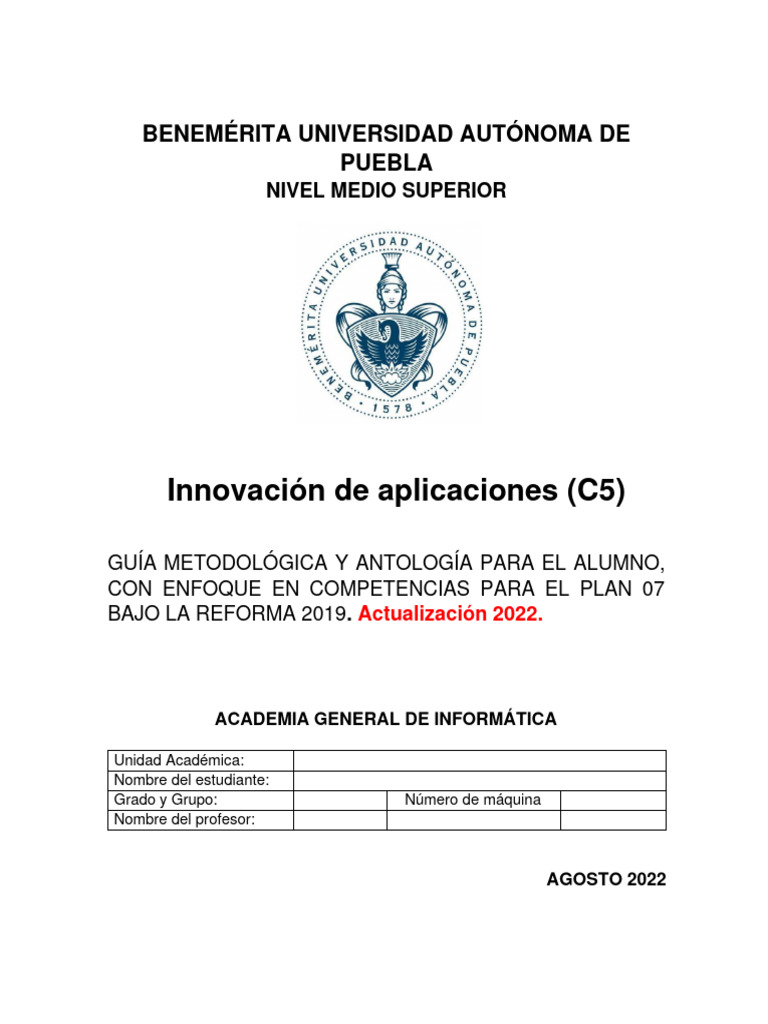 1 Guía Innovación de Aplicacionescompleta22-23 | PDF | Aplicación movil | Software de la aplicacion