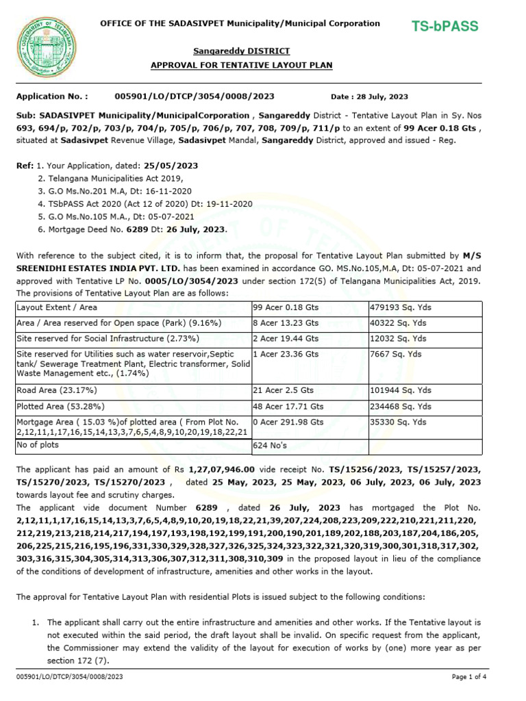 Bpo1 005901 Lo DTCP 3054 0008 2023 | PDF