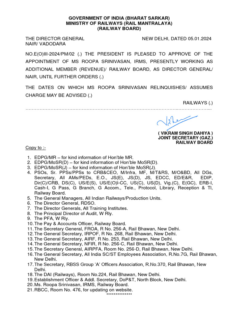 GMs Orders 05012024 2 | PDF