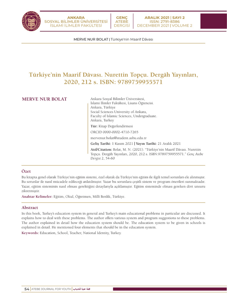 Merve Nur Bolat | PDF