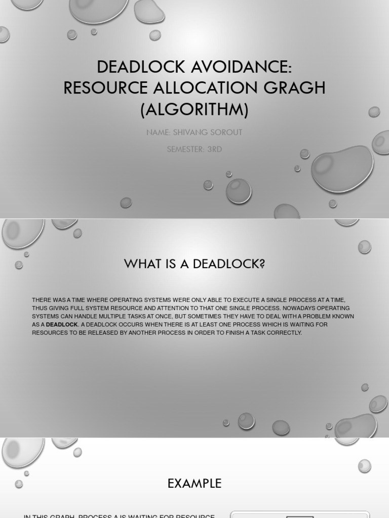 Deadlock Avoidance | PDF