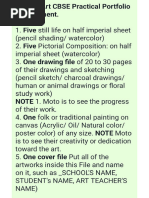 Class 12 Painting Practical Guide | PDF | Drawing | Composition (Visual ...