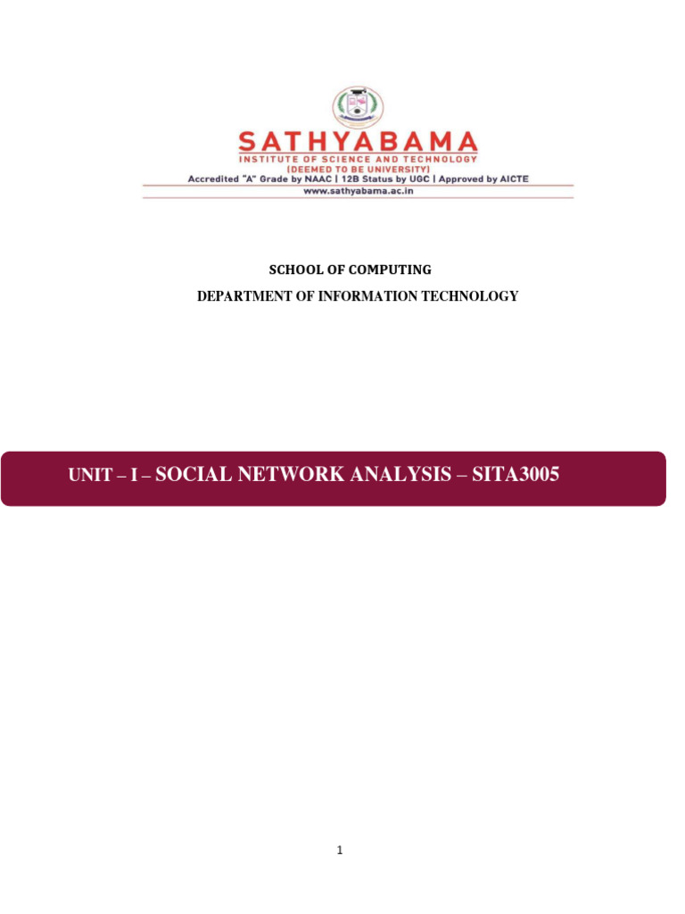 Social Network Analysis | PDF Social Network Analysis | PDF