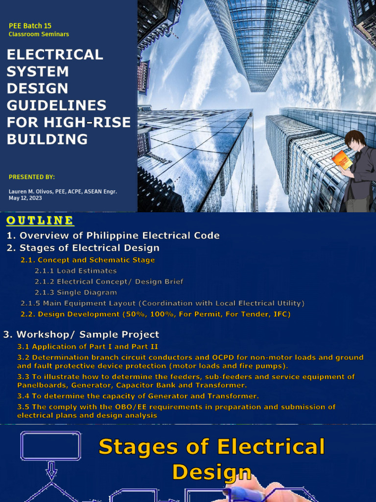 High-Rise Electrical Design Guidelines | PDF | Electric Power ...