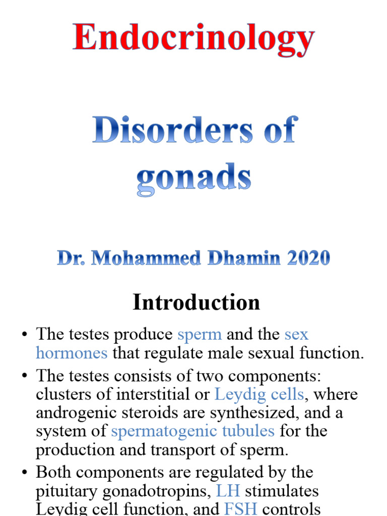 Disorders of Gonads | PDF