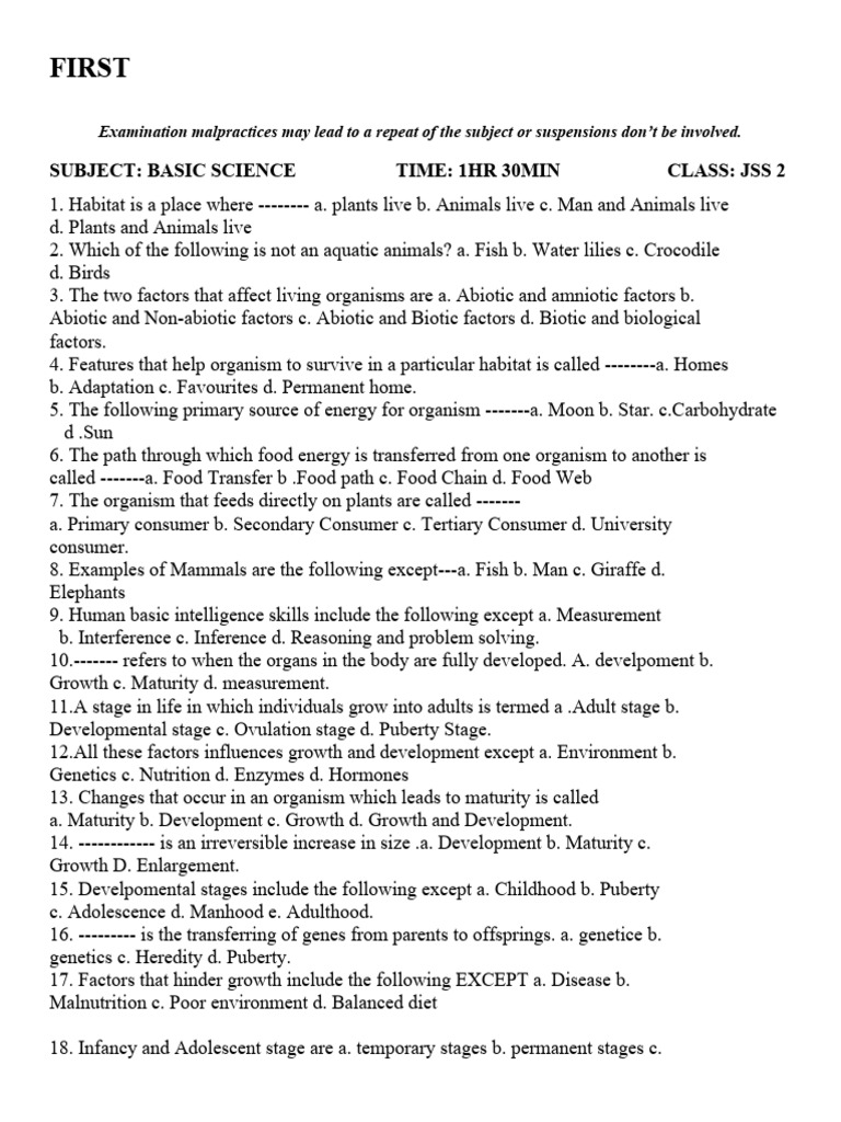 Basic Science | Download Free PDF | Puberty | Aquatic Ecosystem