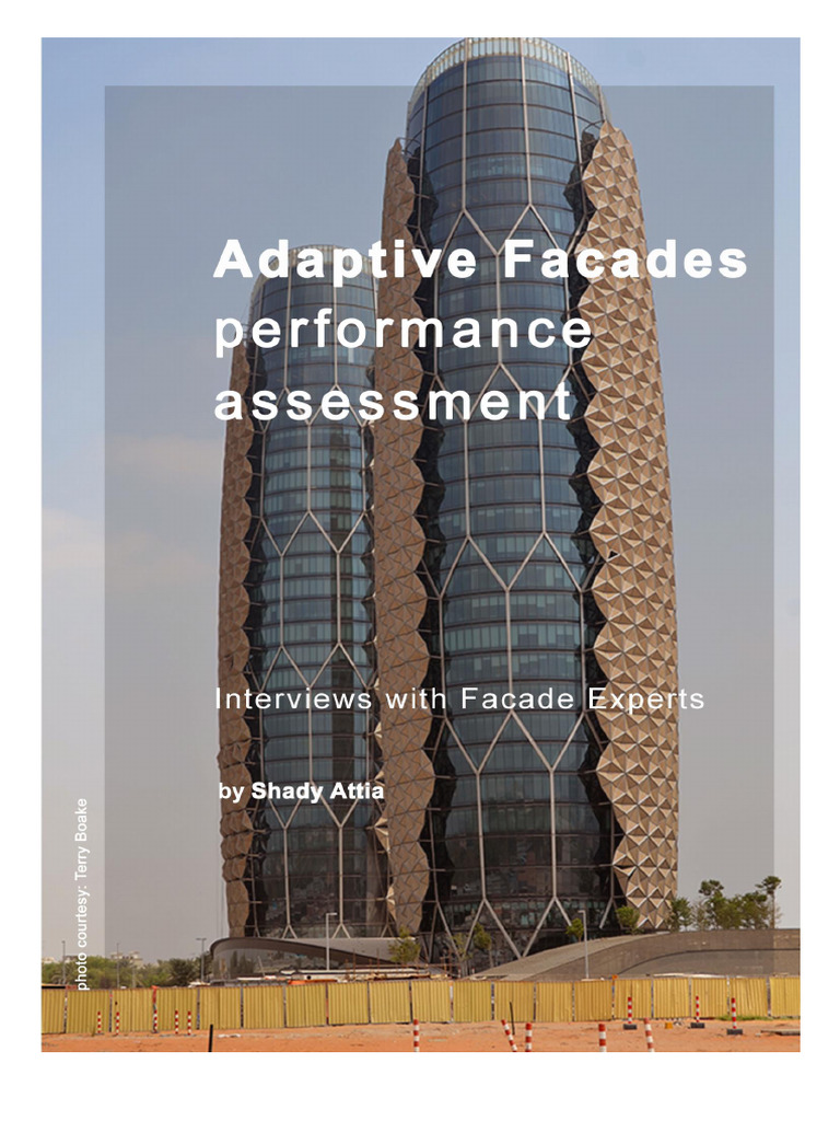 0 - Adaptive Facades Performance Assessment, Interviews With Facade Experts | PDF