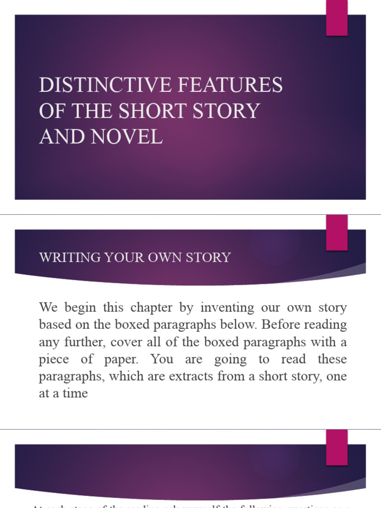 Novels and Short Stories | PDF