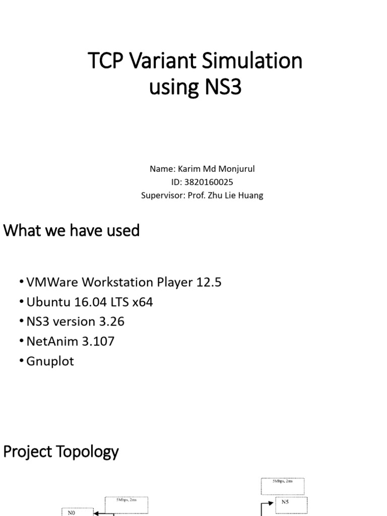 TCP Variant Simulation Using NS3 | PDF | Computers