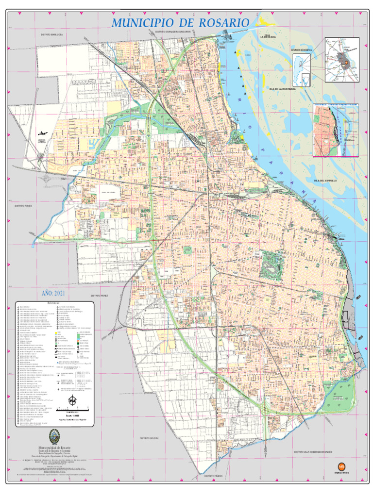 Mapa Rosario 2024 | PDF