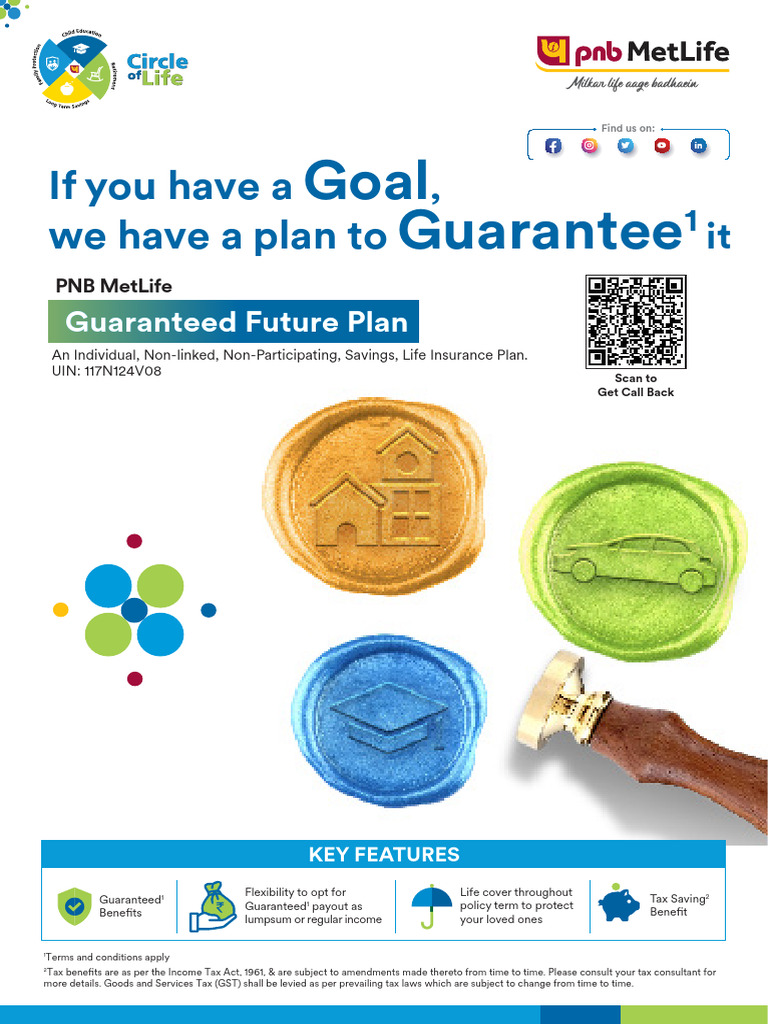 PNB MetLife Guaranteed Future Plan | PDF