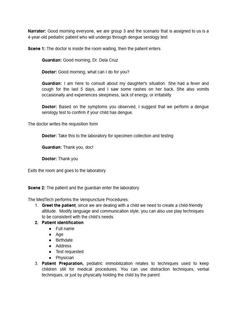Group 3 Simulation Venipuncture | PDF