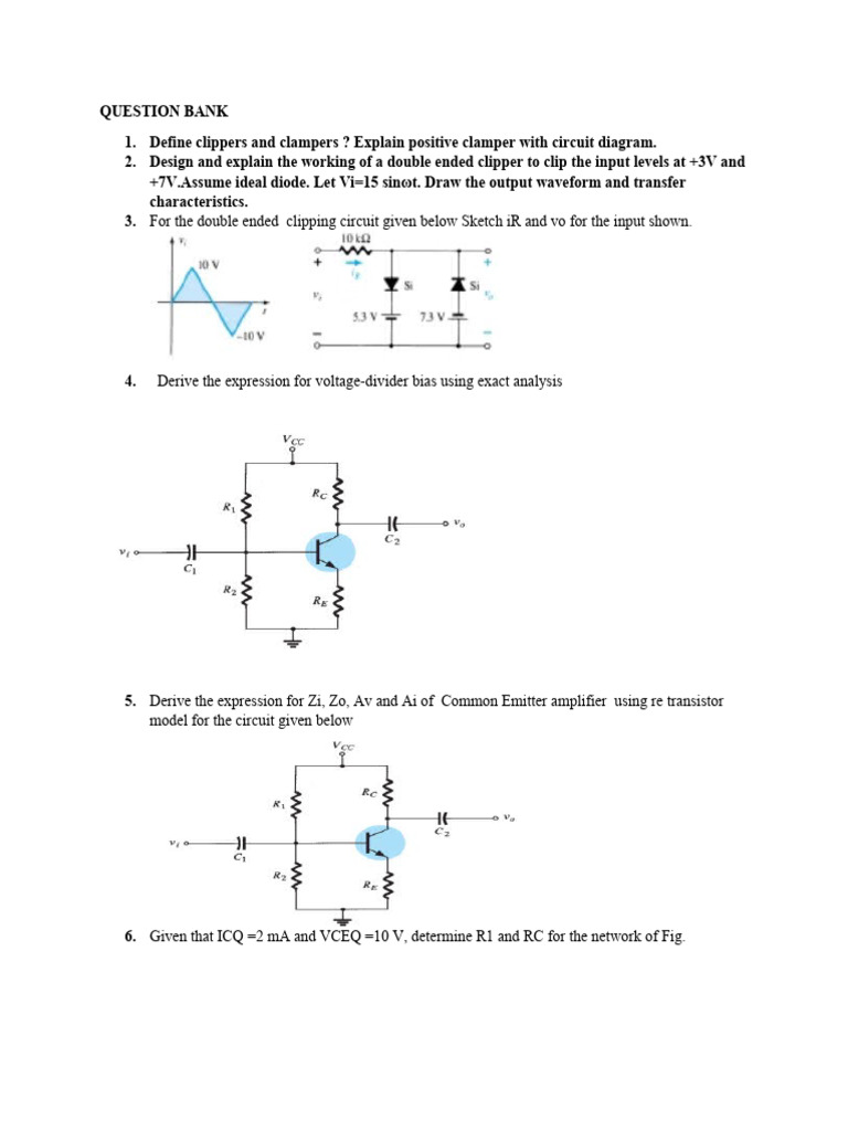 Question Bank Aec | PDF