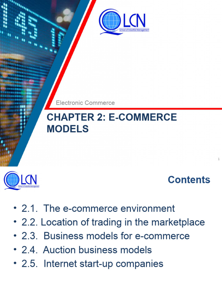 02 E-Commerce Models - Part 1-Book1 | PDF