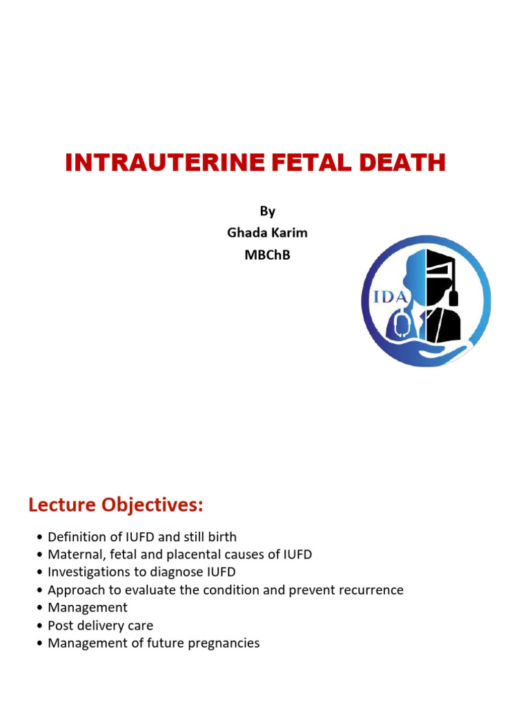 Intrauterine Fetal Death | PDF