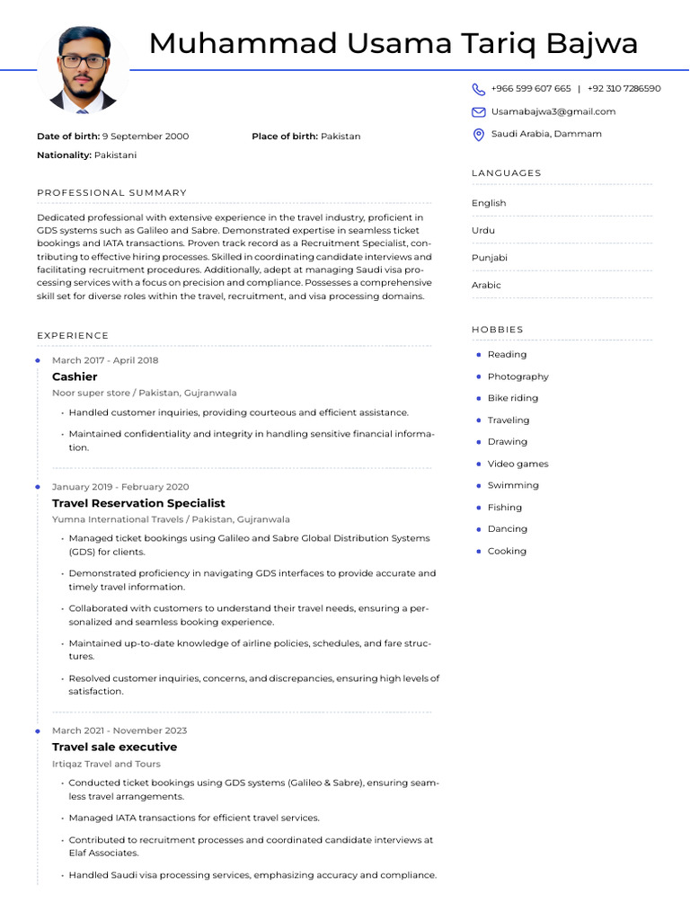 Resume - Usama | PDF