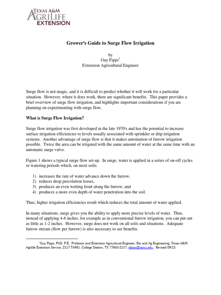 Growers-Guide-Surge-Irrigation | PDF
