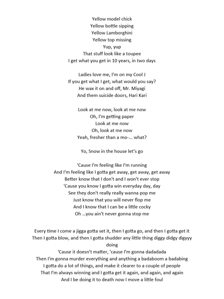 Yellow Model Chick | PDF