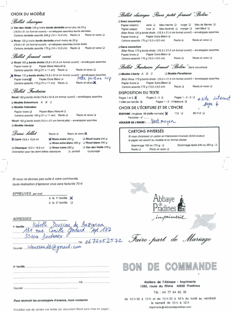 Bon de Commande | PDF