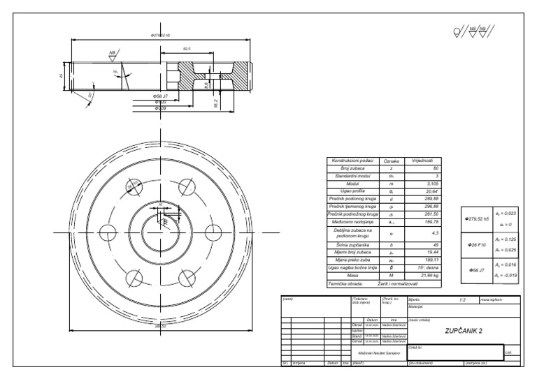 A3 Drugi Zupcanik | PDF