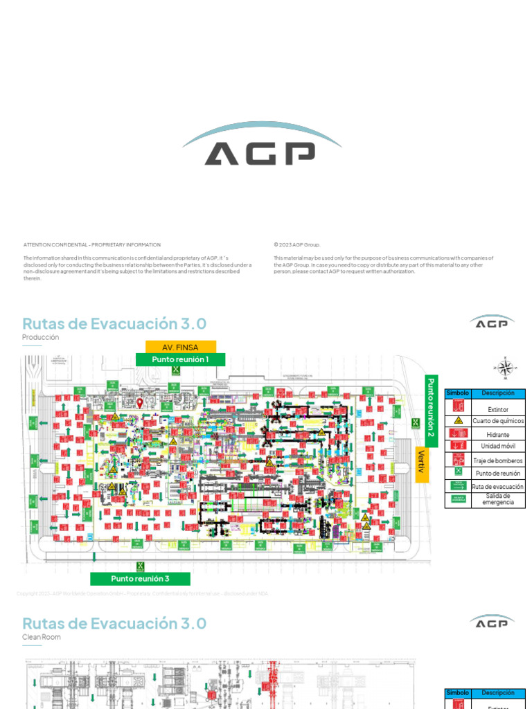 Ruta de Evacuación AGP México 1 | PDF