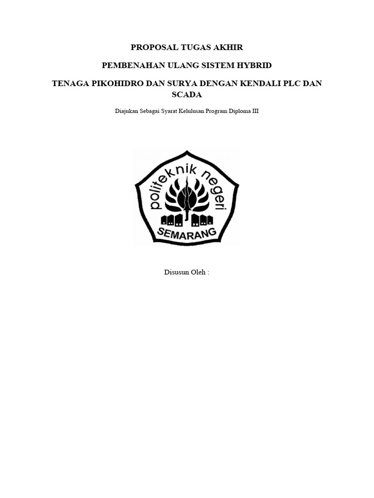 Proposal Tugas Akhir | PDF