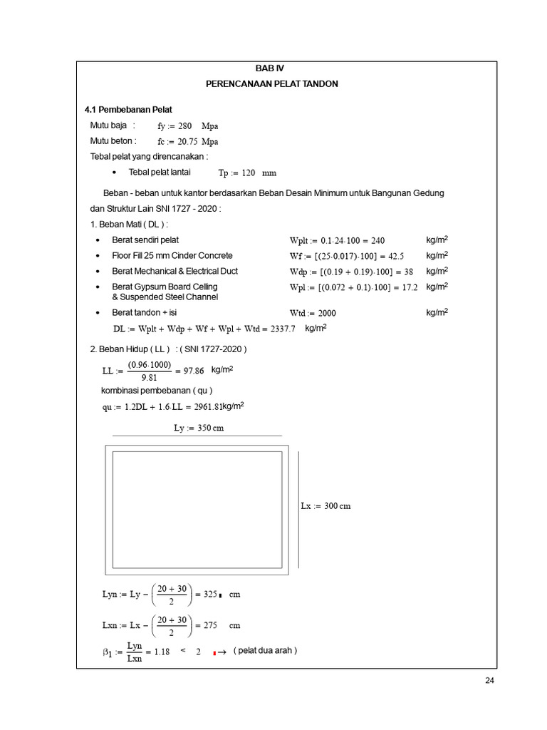 Bab 4 Pelat Tandon | PDF