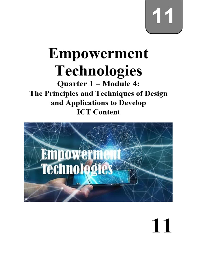 Empowerment Technologies: Quarter 1 - Module 4 | PDF | Computers