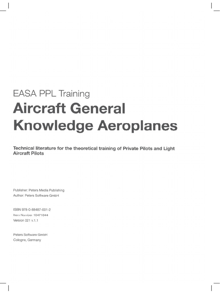 Aircraft General Knowledge Aeroplanes - Felismerve | PDF