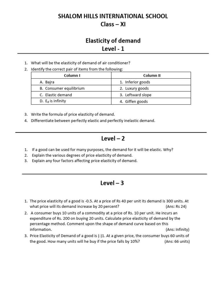 Micro - Chapter 4 - Worksheet | PDF