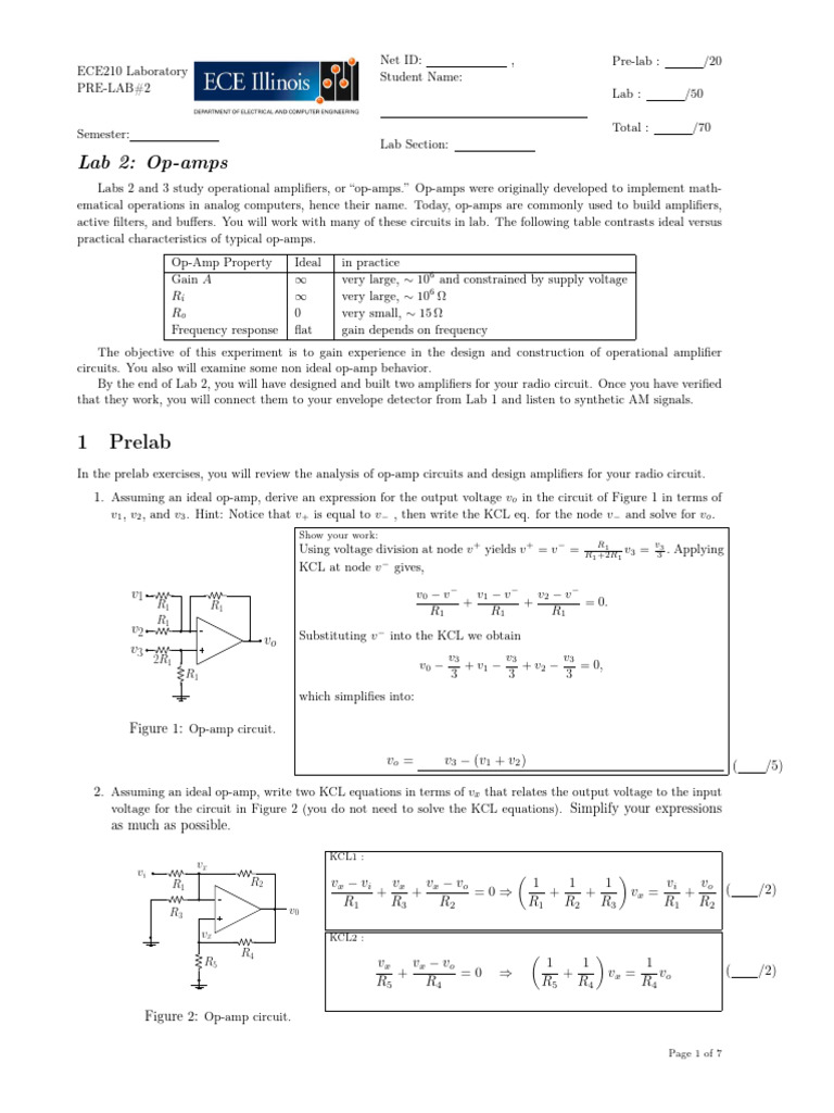 UIUC Fall17 - ECE210 - L2 - Sol - PDF | PDF