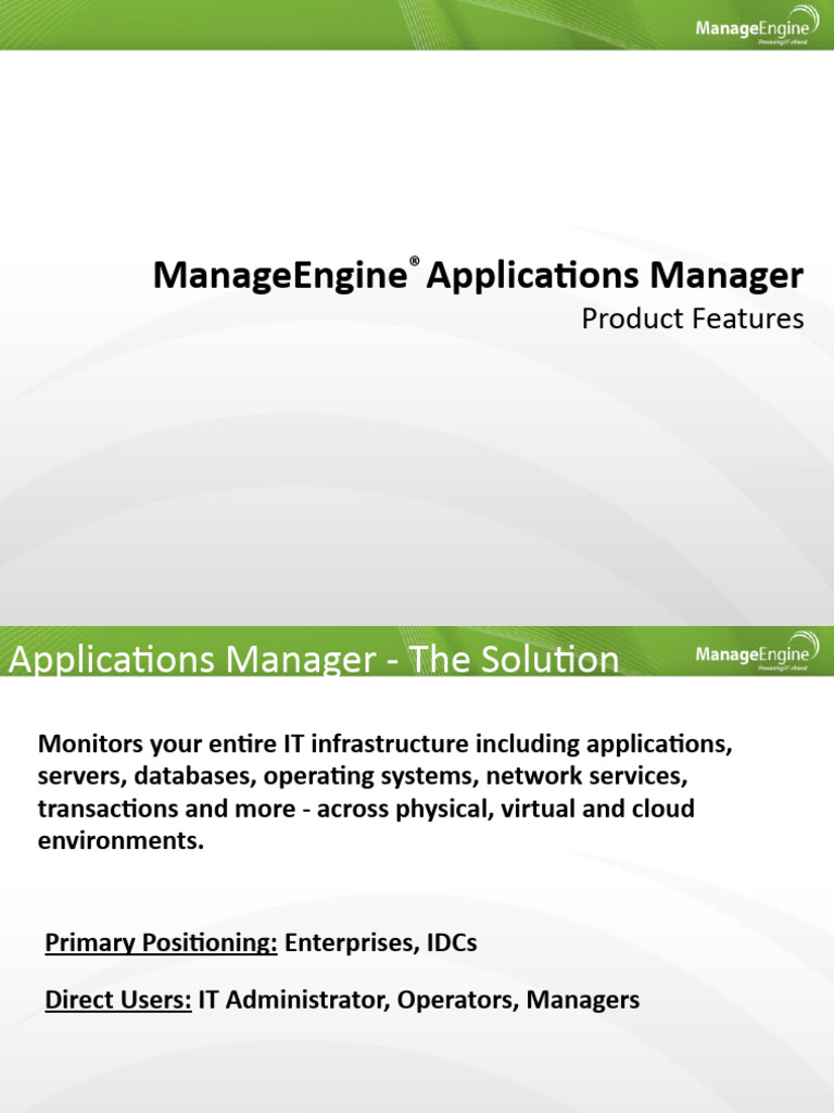 Appmanager Features Pdf