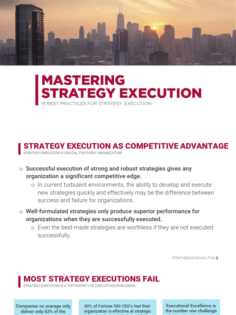 Presentation Mastering Strategy Execution | PDF