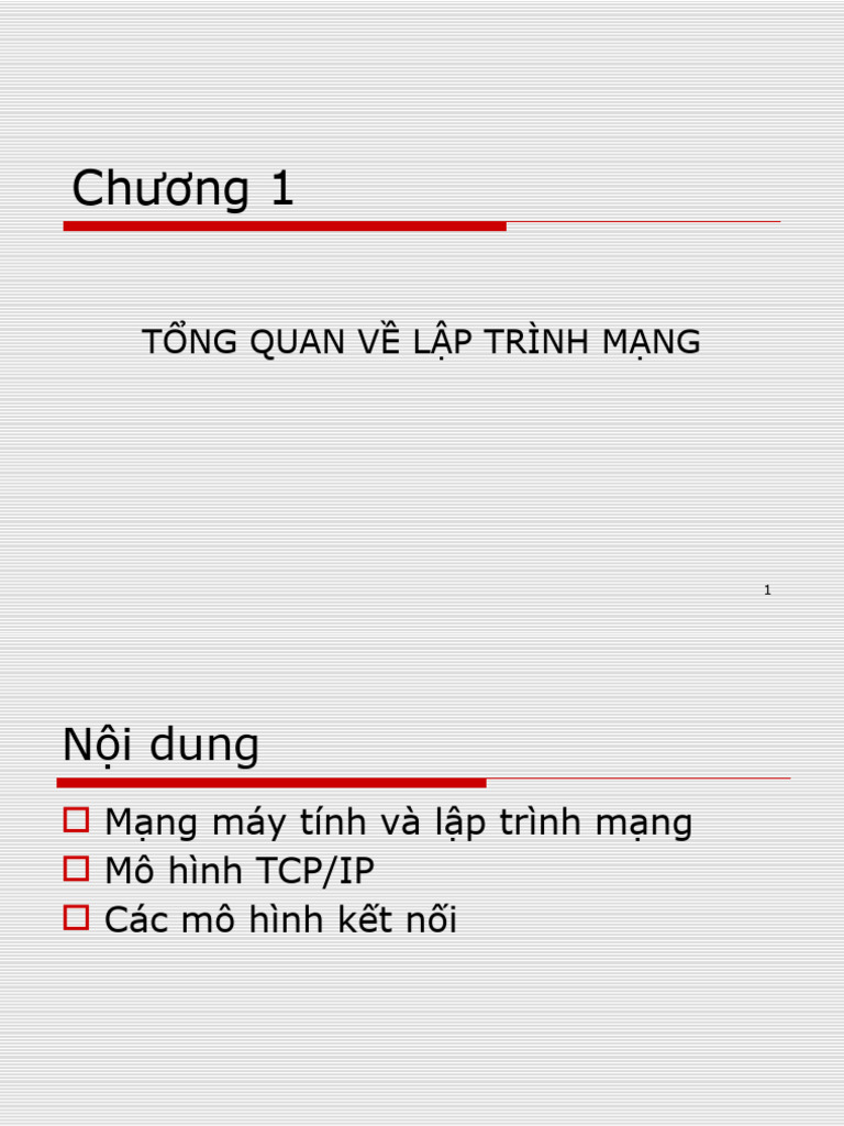 Chuong 1 | PDF