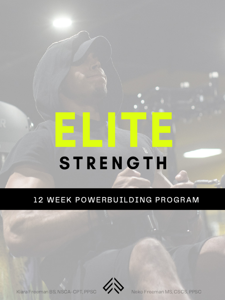 Elite Strength Final Pdf