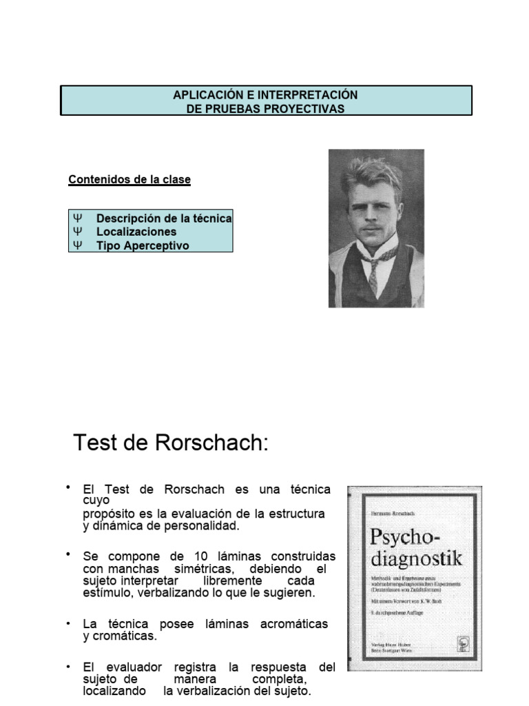 Clase 2 Rorschach | PDF