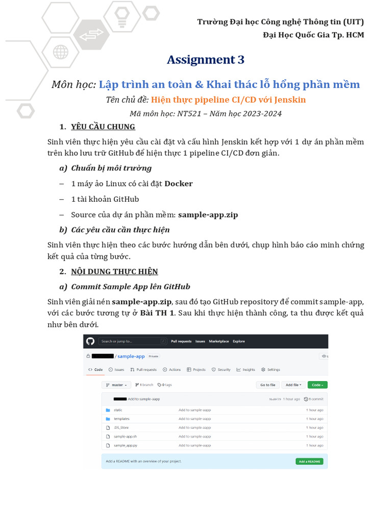 Assignment03 - CI-CD Pipeline | PDF