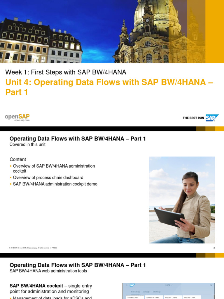 openSAP bw4h2 Week 1 Unit 4 Administration01 | PDF | Computers
