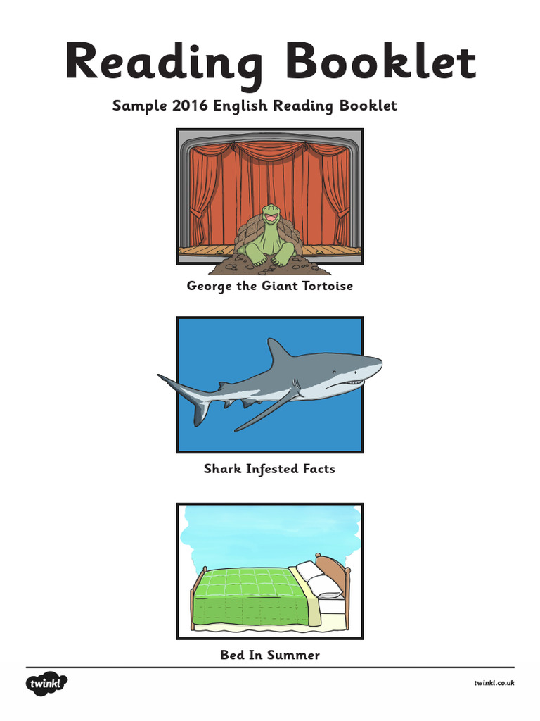 Reading Booklets | PDF