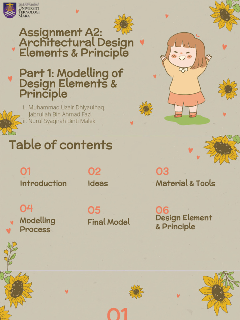 A2-Modelling of Design Elements & Principle | PDF