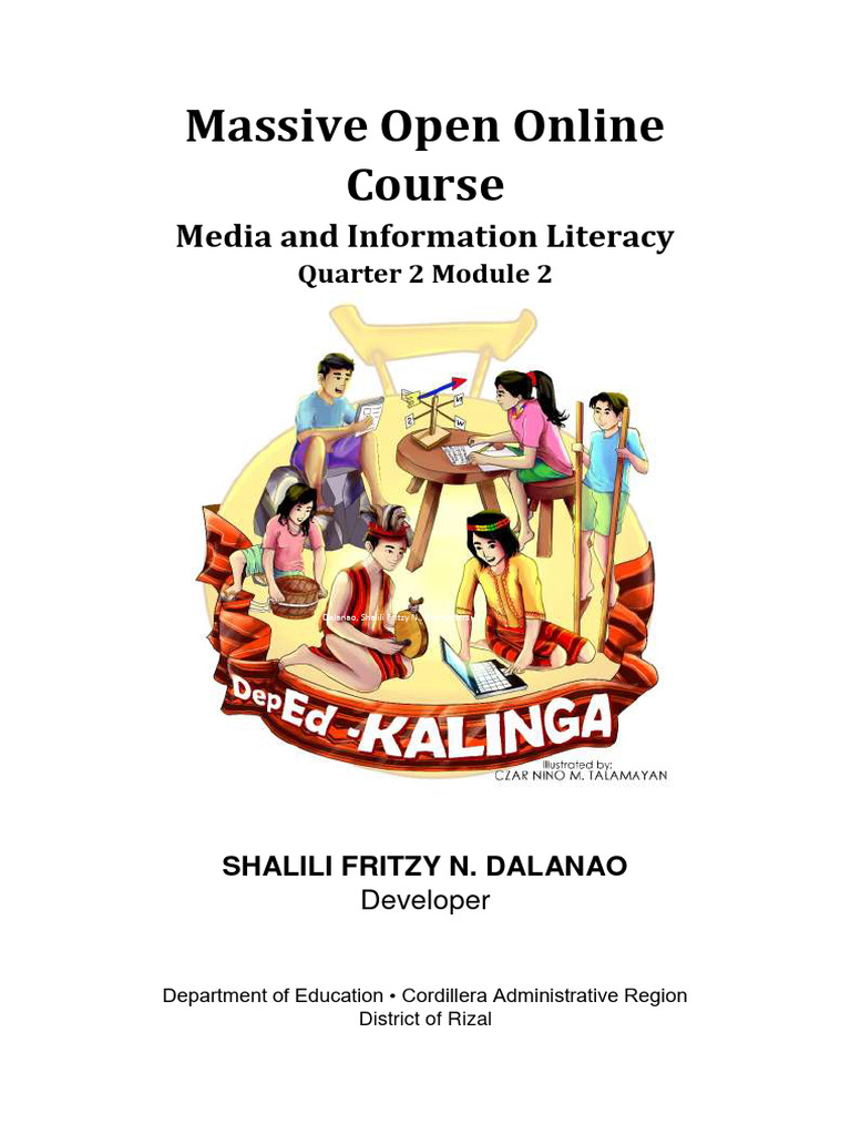 Mil Module 1 Mooc | PDF | Stereoscopy | Educational Technology