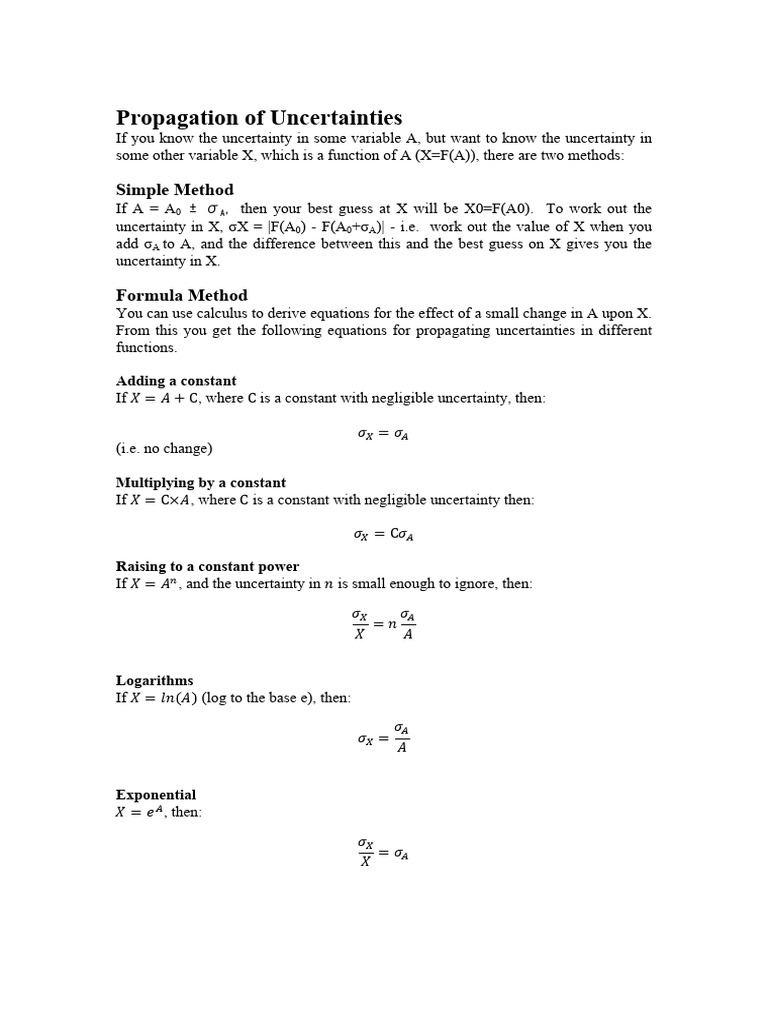 Propagation Equations | PDF